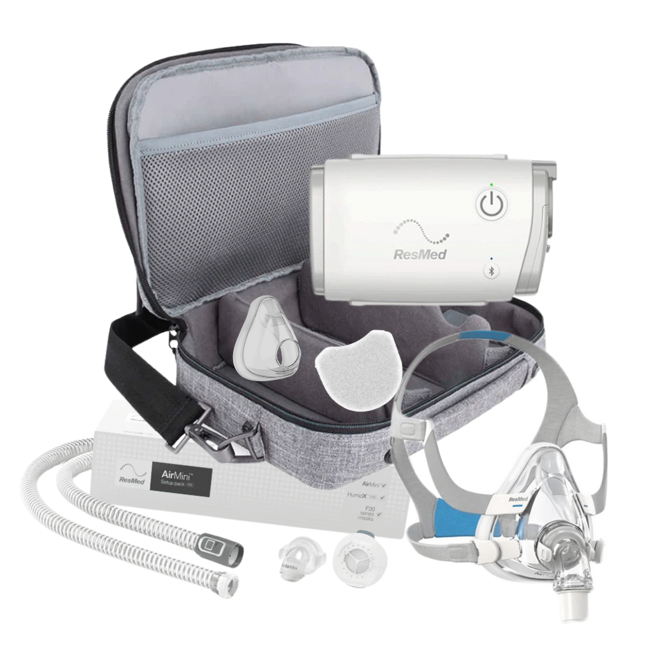 AirMini™ Autoset Travel CPAP Bundle with AirFit™ F20 (Includes Mask ...